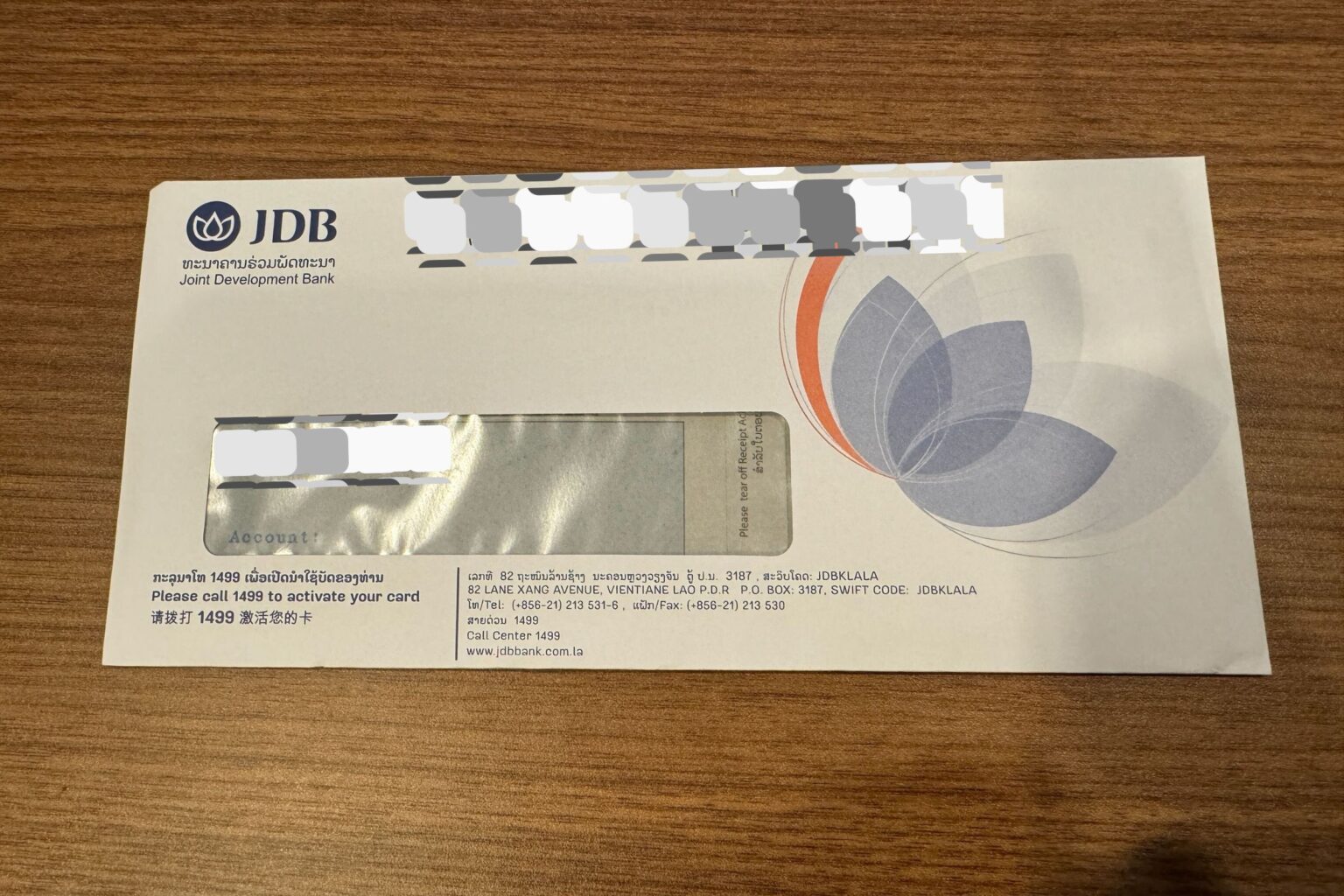 ラオスJDB銀行開設サポート